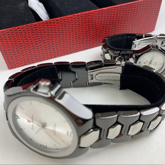 Luis Cardini | Accessories | Luis Cardini His Her Metal Link Set Of ...